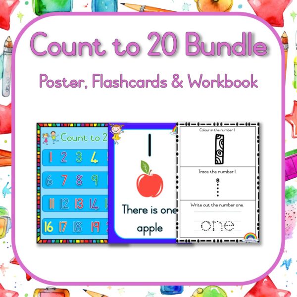 Count to 20 Workbook Bundle – Skool Pret