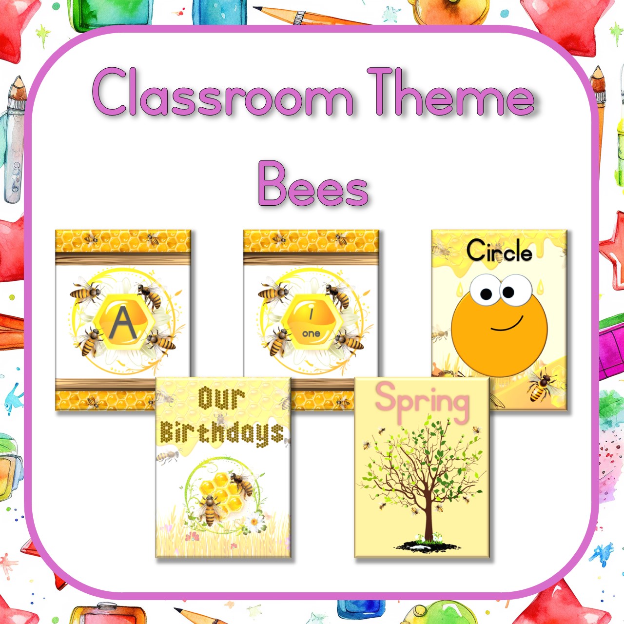 Bees Classroom Theme – Skool Pret