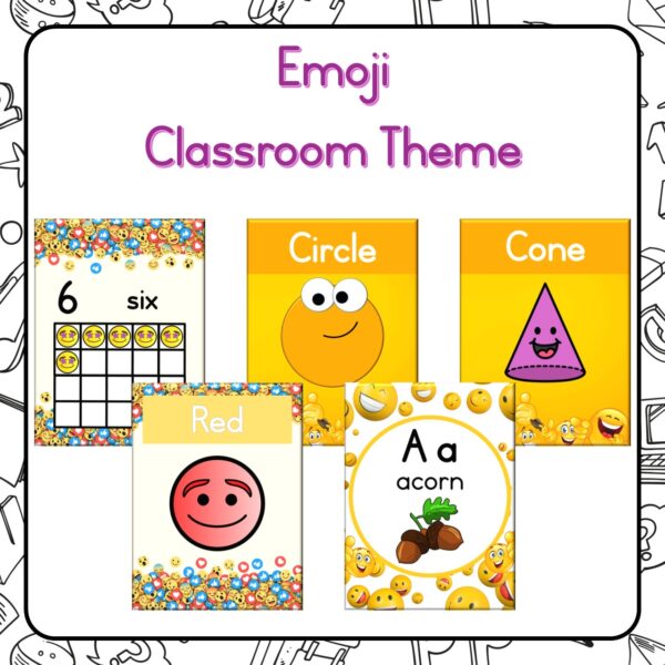 Emoji Classroom Theme – Skool Pret