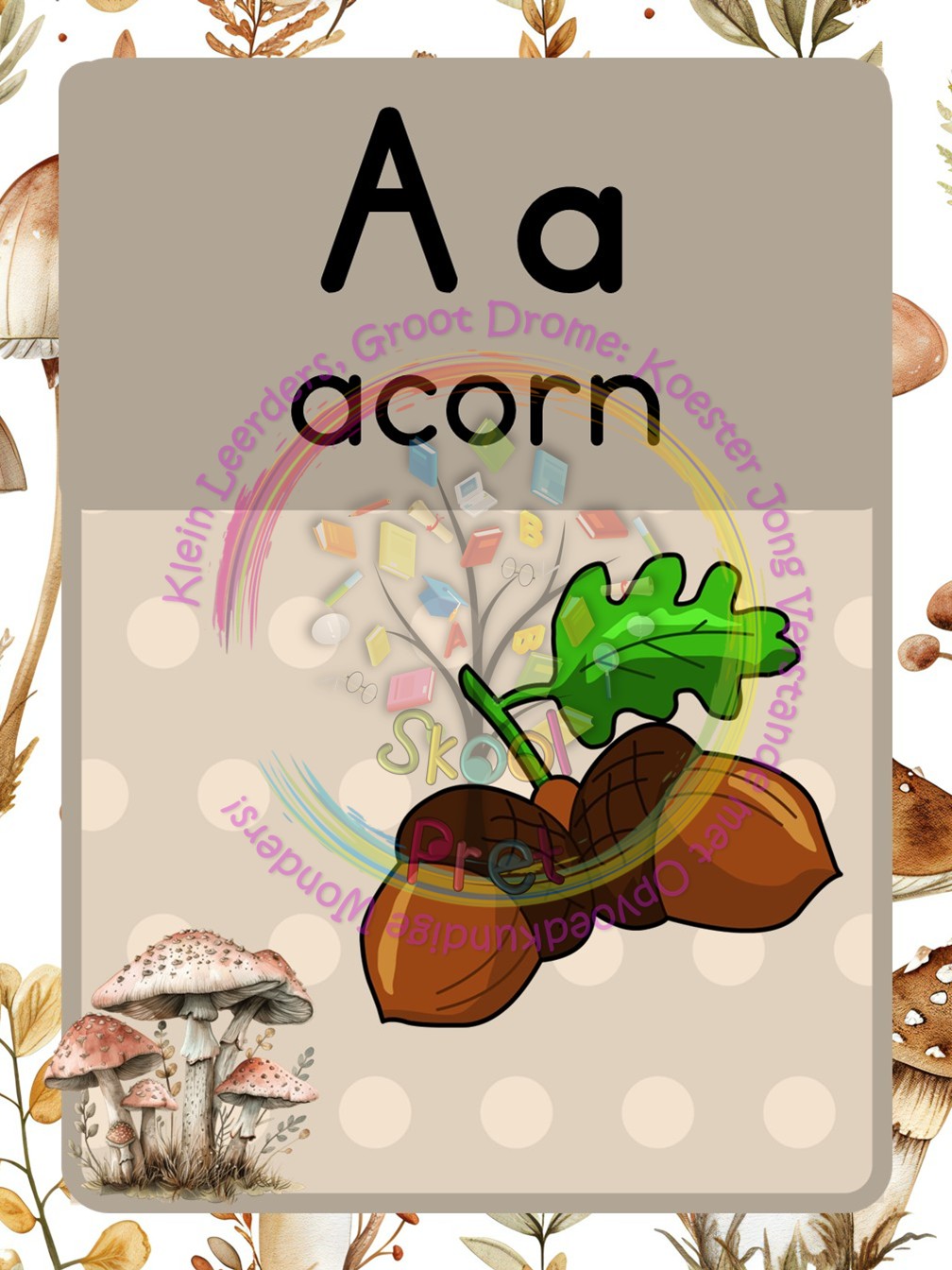 Forest Mushroom Classroom Theme – Skool Pret