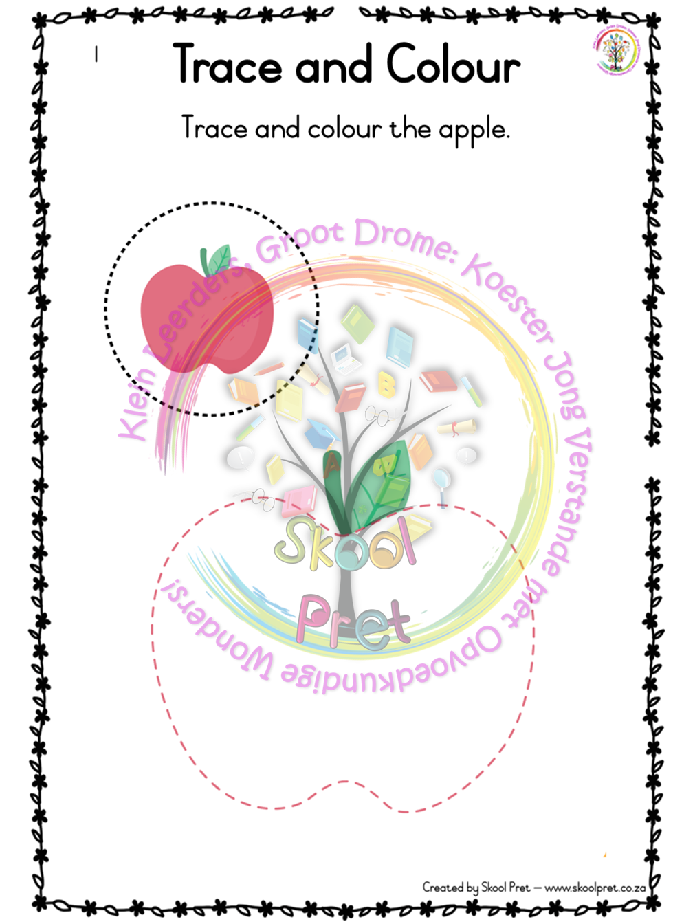 Fruit and Vegetables Activity Book – Skool Pret
